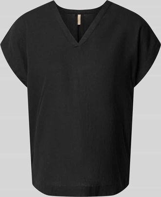 Soyaconcept Blusenshirt aus Leinen-Viskose-Mix Modell INA