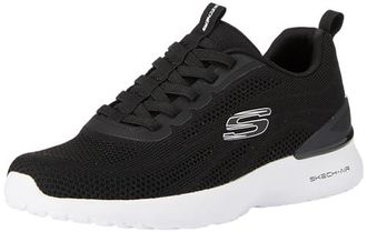 Skechers Homme air Dynamight Paterno Baskets, Black Knit Synthetic, 42 EU
