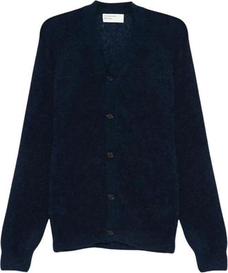 Universal Works Herren, Strickwaren, Blau, SGr&ouml;&szlig;e