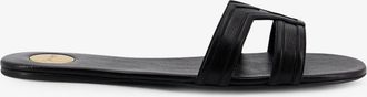 Saint Laurent Mabrouka leather sandals - SAINT LAURENT - gender_Woman