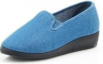Damart Chaussons Effet Jean Femme Bleu Taille 38