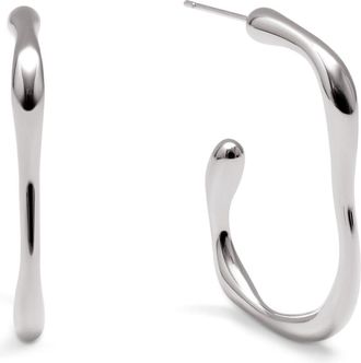 Singularu Ohrringe Vento. Edelstahl mit gl&auml;nzendem Finish. Schmuck f&uuml;r Damen