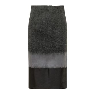 Tela Nori Midi Rock - - Skirts - Damen - Grau - M