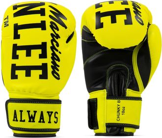 Benlee Rocky Marciano Boxhandschuhe aus Kunstleder Chunky B 10 oz, Neon Yellow