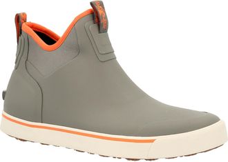 Rocky Herren Dry-Strike Deckstiefel, wasserdicht, Grau Gummistiefel, Anthrazit Orange, 40.5 EU