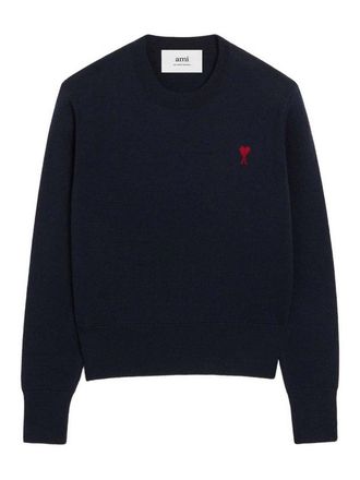 Ami Pull Col Rond - Bleu