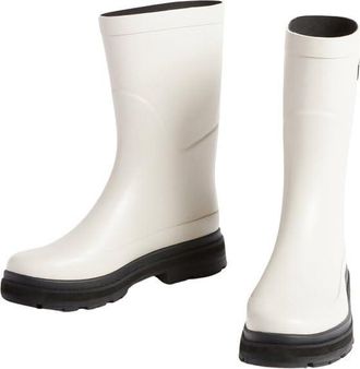 Aigle Damen Mid Rain Gummistiefel, Sand, 38 EU