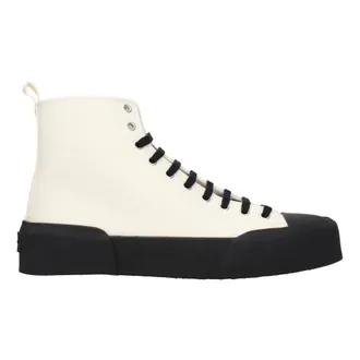 Jil Sander Fabric High Top Sneakers - - Shoes - Herren - Beige - 42 EU