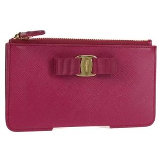 Ferragamo Portefeuille Pre-owned - Femme - Pre-owned - Violet - Taille: ONE Size