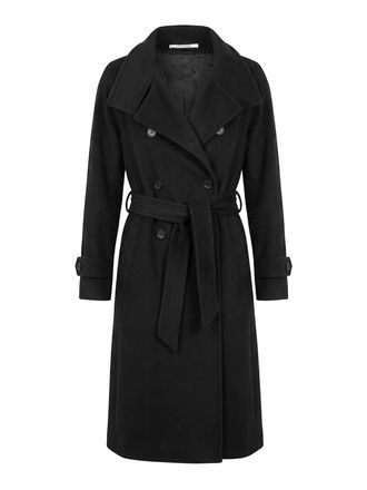 Tagliatore Langer Mantel - Schwarz