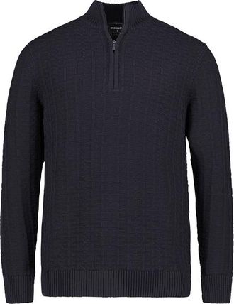 Strellson Herren Pullover blau Baumwolle unifarben