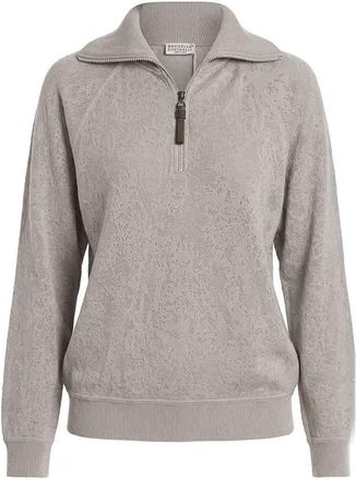Brunello Cucinelli Rundhalspullover - Beige