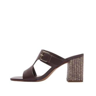 Emanuelle Vee Femme, Chaussures, Brun, Taille: 39 EU Farah Heeled Mule