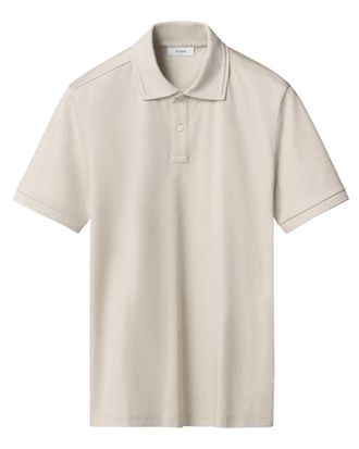 Eton Glattes Poloshirt in Interlock Jersey-Qualit&auml;t in