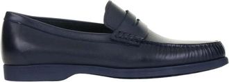 Fratelli Rossetti Homme, Chaussures, Bleu, Taille: 43 1/2 EU Mocassins Penny Classiques en Cuir