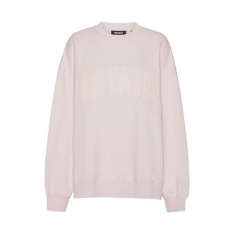 Rotate Heavy Crewneck - - Sweatshirts & Hoodies - Damen - Rosa - S