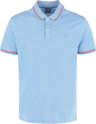 Paul & Shark Homme, Tops, Bleu, Taille: L Polo en piqu&eacute; de coton