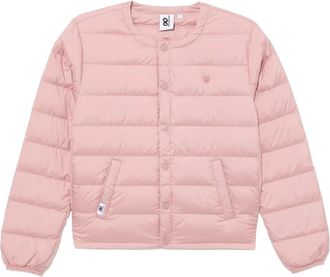 Chocoolate doudoune à logo embossé - Rose