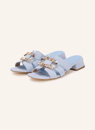 Darling Harbour Darling Harbour Mules Mit Schmucksteinen blau