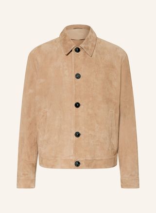 HUGO BOSS Hugo Lederjacke Ligor beige
