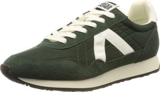 Jack & Jones JACK&JONES Herren JFWHAWKER MESH Combo Sneaker, Trekking Green/Detail:Marshmallow, 41 EU