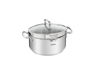 T-fal Garnek Duetto+ 18 cm srebrny