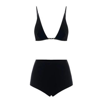Elisabetta Franchi B&uuml;stenhalter und H&ouml;schen-Set mit Dreiecks-Cups - - Underwear - Damen - Schwarzk - XS