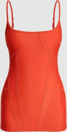 Ernest Leoty Maillot de bain Corset Style Swim Skorts Orange