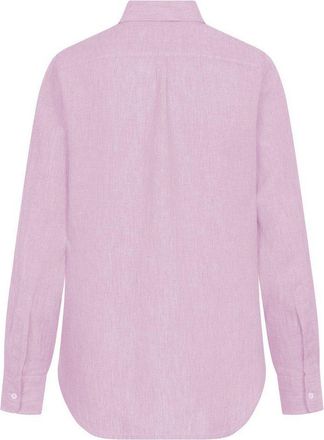 0039 Italy Langarmbluse Bluse MIRA aus Leinen