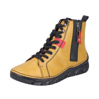 Rieker Femme 55024 Bottes à Lacets, Jaune, 38 EU