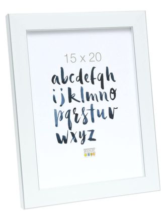 Deknudt Frames Deknudt Rahmen S41Vk1-15.0X20.0 Rahmen Weiss, Kunststoff Schmal