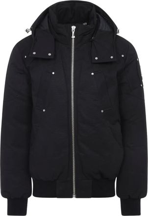 Moose Knuckles doudoune à patch logo - Noir