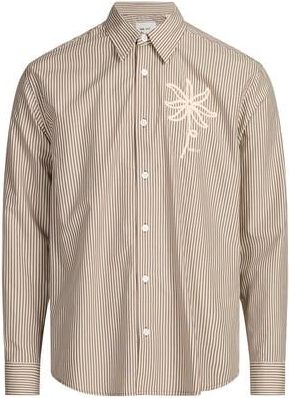 Nn.07 Chemise Quinsy droite ray&eacute;e en coton