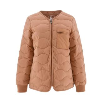 Jott Alexia Elegante Wellenmuster Jacke - - Jackets - Damen - Beige - L