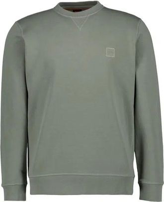 Boss Orange by Hugo Boss BOSS Orange Herren Pullover grau Baumwolle unifarben