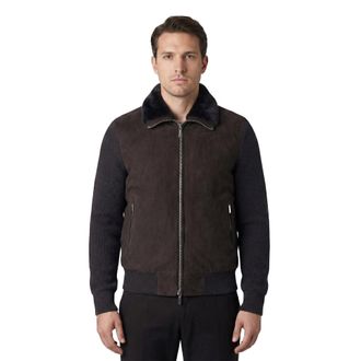 Moorer Lederjacke Campiglio mit Strick