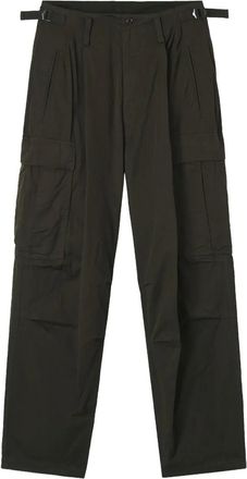 Yohji Yamamoto pantalon à poches cargo - Vert