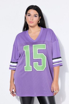 STUDIO UNTOLD T-Shirt Trikot oversized Meshjersey 15-Print