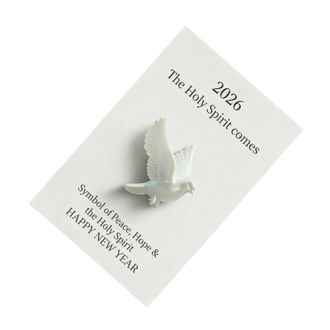 Generico Dreik&ouml;nigsfigur, Symbol des Heiligen Geistes, Miniatur-Skulptur, mit Tiersymbolkarte, handgefertigt, Dekoration f&uuml;r Familie, Freunde, Frauen, M&auml;nner, 