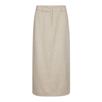 Co'Couture Femme, Jupes, Beige, Taille: 42 FR Midi Skirt