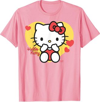 Hello Kitty Cheeky Sweet Cute Love XOXO Classic zum Valentinstag T-Shirt