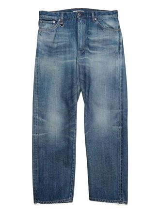Sophnet. Ausgeblichene Straight-Leg-Jeans - Blau