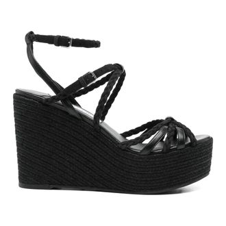 Jimmy Choo London Nyra 100 Keilabsatz-Sandale - - Shoes - Damen - Schwarzk - 40 EU
