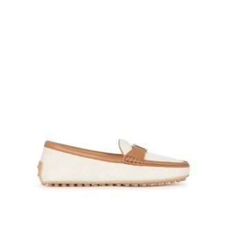 Tod's Flache Mokassins - - Shoes - Damen - Wei&szlig; - 36 1/2 EU