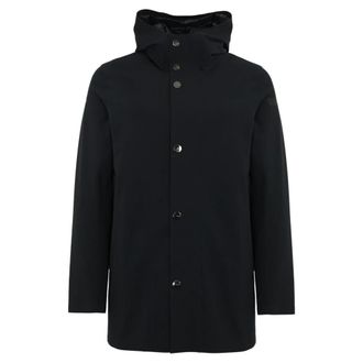 Roberto Ricci Design Technische Schwarze Jacke mit Hohem Kragen - - Coats - Herren - Blau - 2XL