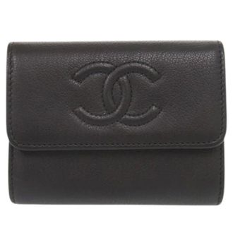 Chanel Pre-owned Card Case - Femme - Pre-owned - Noir - Taille: ONE Size