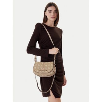 Guess Handtasche Guess Carrie Logo HWGP98 98200 Beige