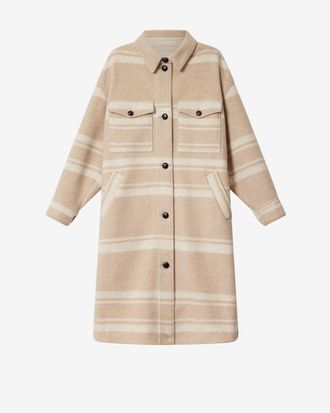 Isabel Marant Mantel Djila - Damen - Sand - Gr&ouml;&szlig;e T0 - Marant &Eacute;toile