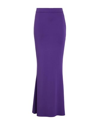 8 by YOOX JERSEY HIGH-WAIST MERMAID MAXI SKIRT