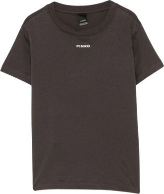 Pinko Pinko - T-shirt Basico - Femme - Tops - Brun - Taille: 44 FR